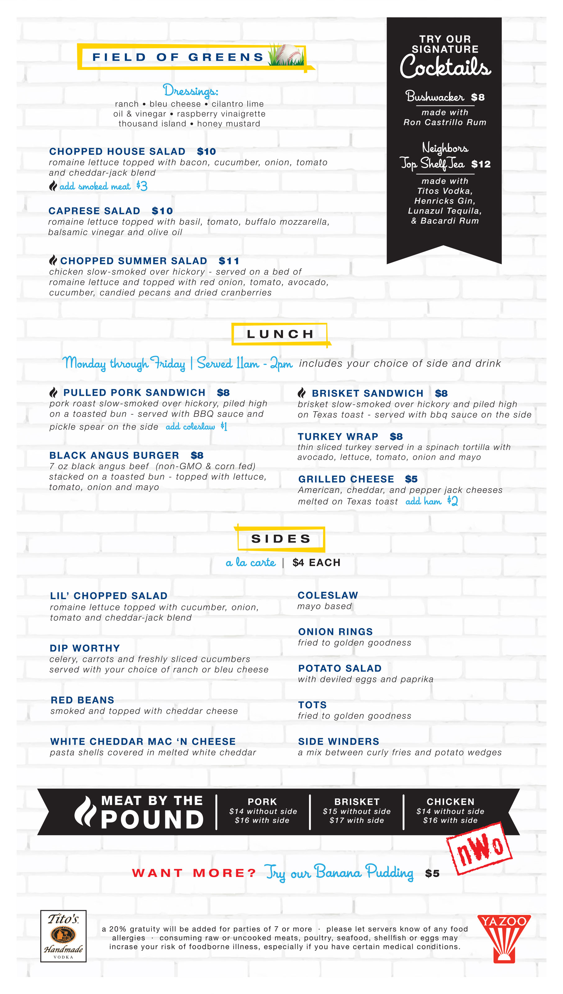 SYLVAN PARK MENU – Neighbors Nashville